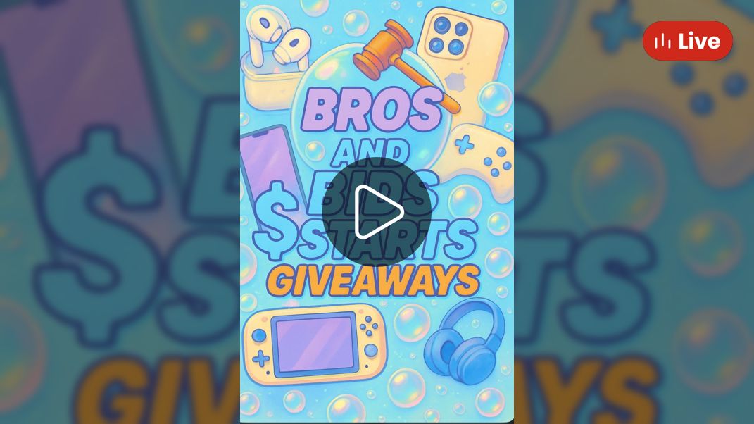 💝🫧 Bros & Bids Sudden Death Auction 🫧💝 | $1 Starts • Free Giveaways ...
