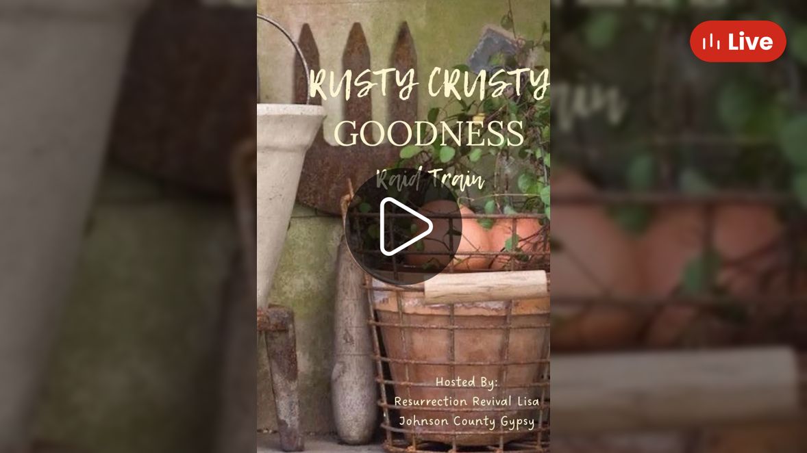 Rusty Crusty Goodness Raid Train · @revivalsalvage · Whatnot: Shop, Sell, Connect