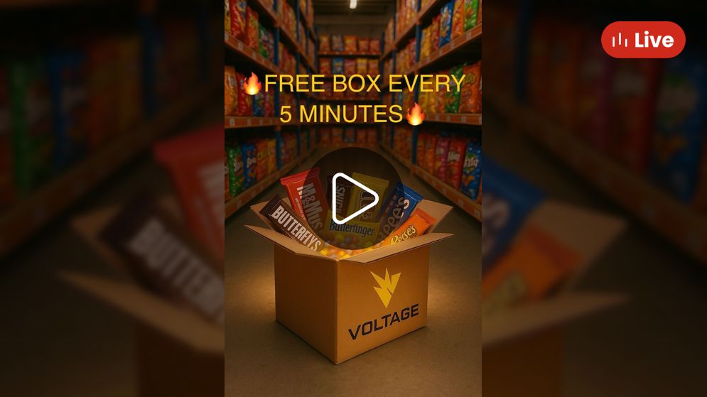🍫🍬Voltage Candy Box Show + Full Box Giveaways Every 5-10 Minutes🍬🍫 ...