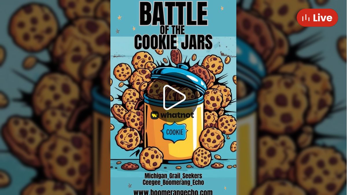 Battle of the cookie jars · @phillyphlipper · Whatnot: Shop, Sell, Connect