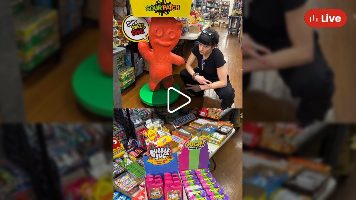 WEDNESDAY CANDY PALACE 🍬🍭🍫🔎 · @snackspy · Whatnot: Shop, Sell, Connect