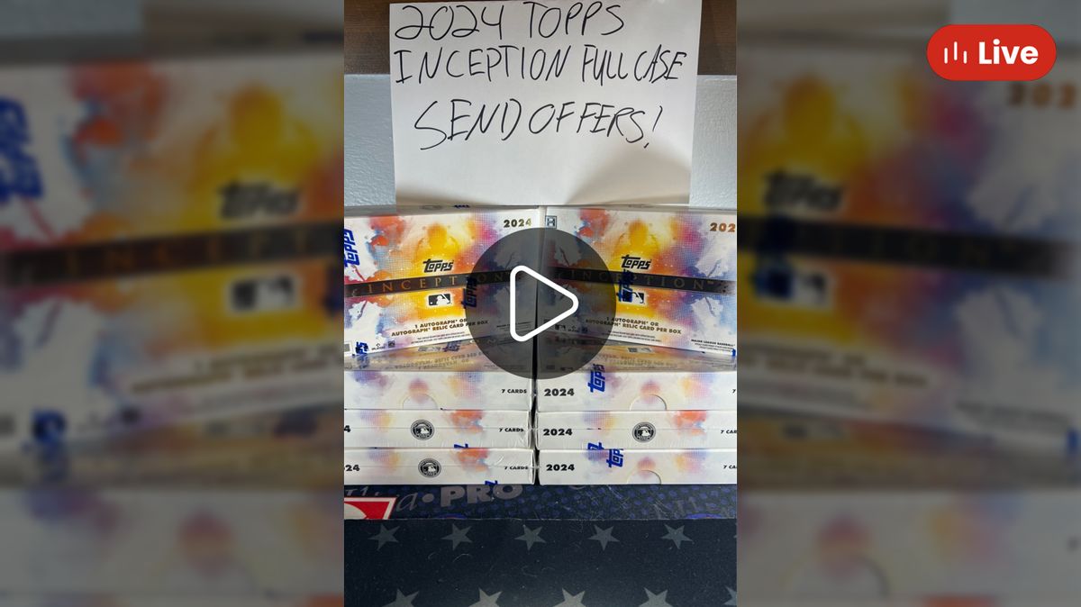 🚨2024 TOPPS INCEPTION FULL CASE PYT🚨 · @sportscardzone · Whatnot: Shop, Sell, Connect