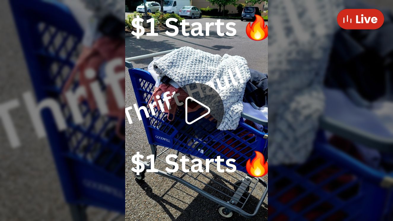 @thriftedandloved's Livestream on Whatnot