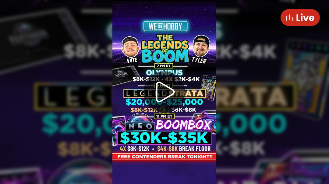 wethehobby is live · Football Breaks · $1 Starts, Hobby, Random Team ...