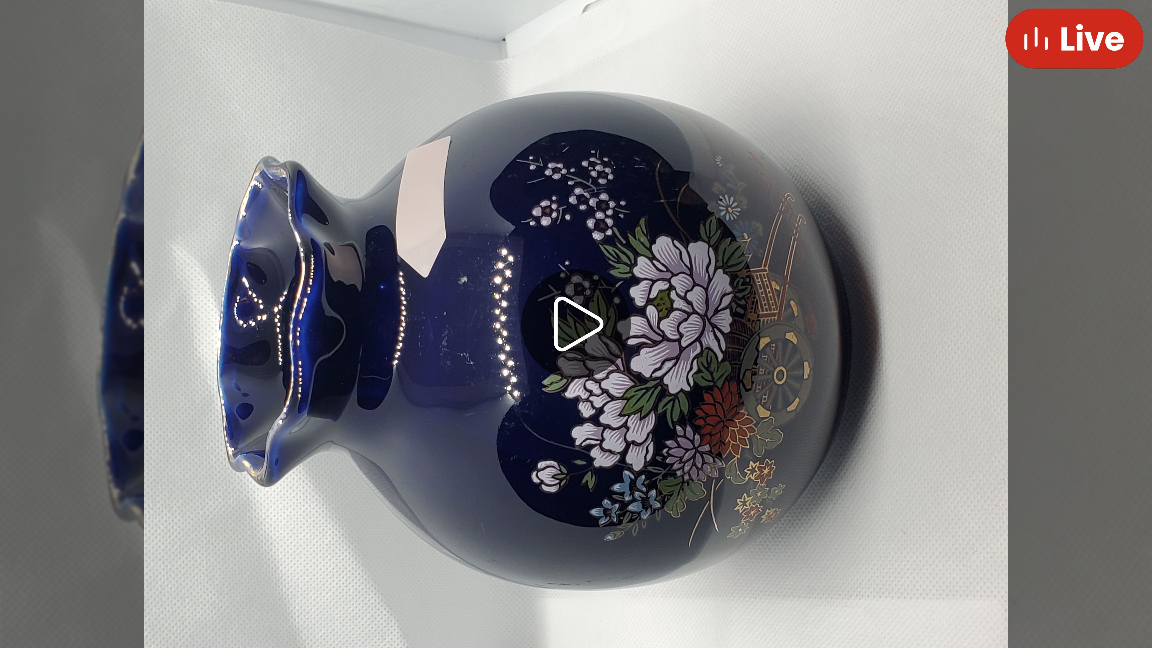 Whatnot - Japanese Cobalt Blue Porcelian Variety Sale ...