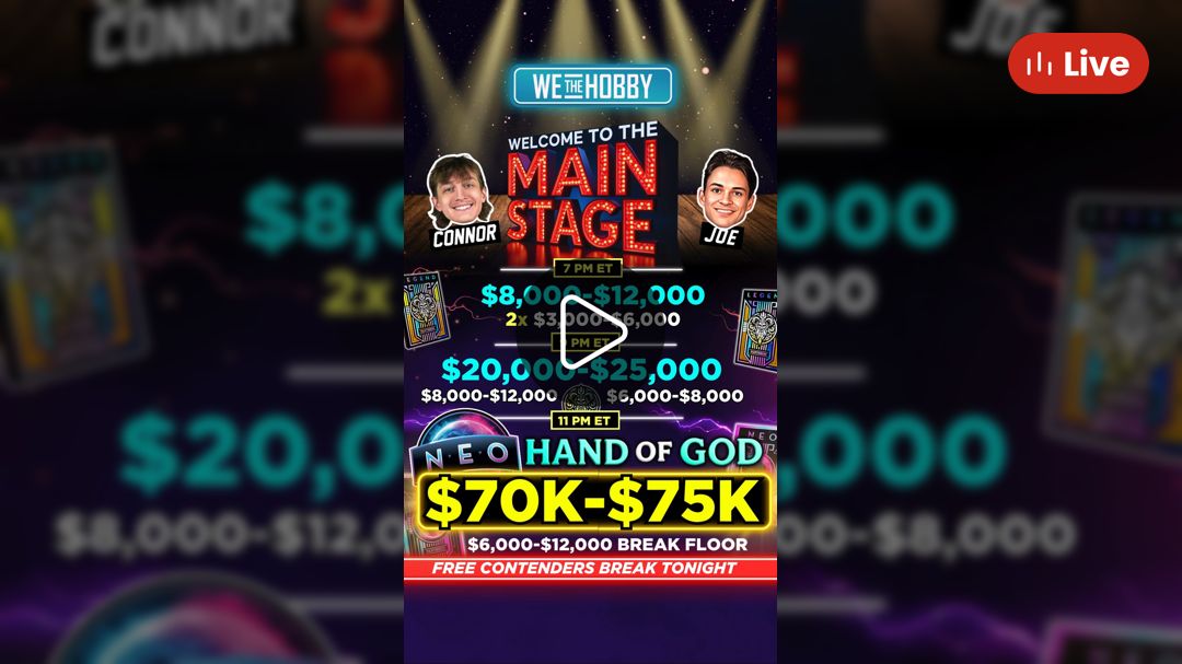 @wethehobby's Livestream on Whatnot