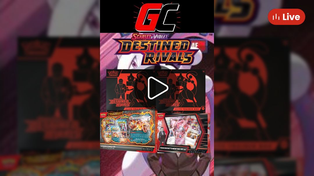 Destined ETBs + NEW Mewtwo EX Boxes & Charizard EX Boxes! · @gcpacks ...
