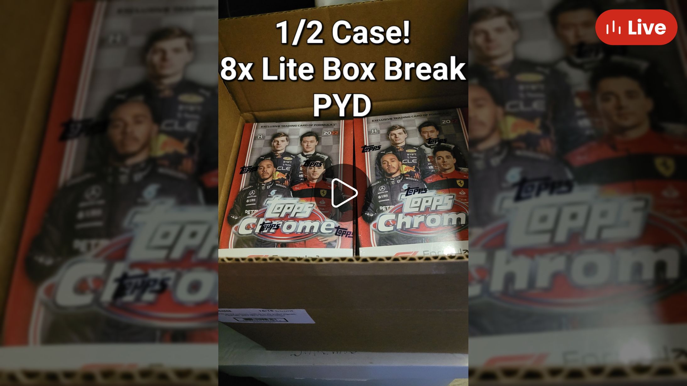 Whatnot - Fresh Case - 8x boxes F1 2022 Chrome Lite - Remaining spots ... Whatnot - Fresh Case - 8x boxes F1 2022 Chrome Lite - Remaining spots ...