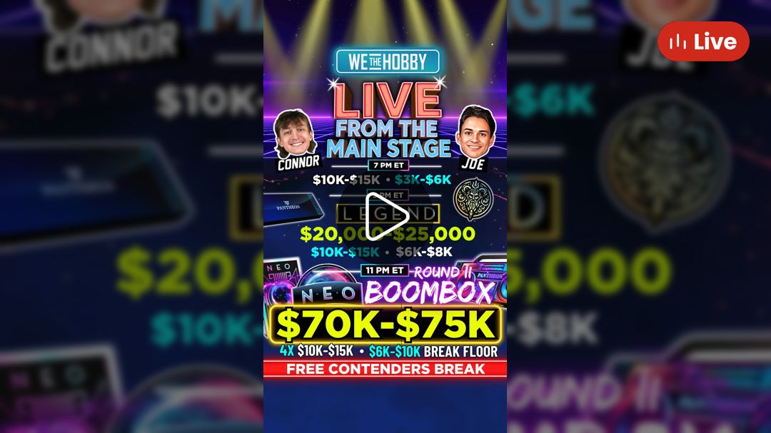 @wethehobby's Livestream on Whatnot