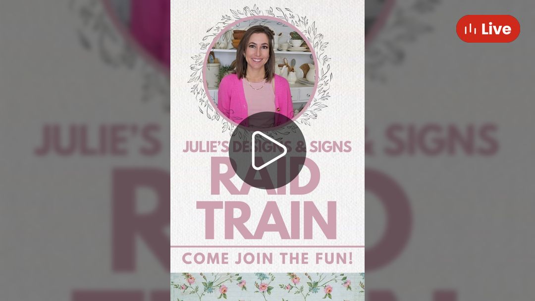 @julies_designs_and_signs's Livestream on Whatnot