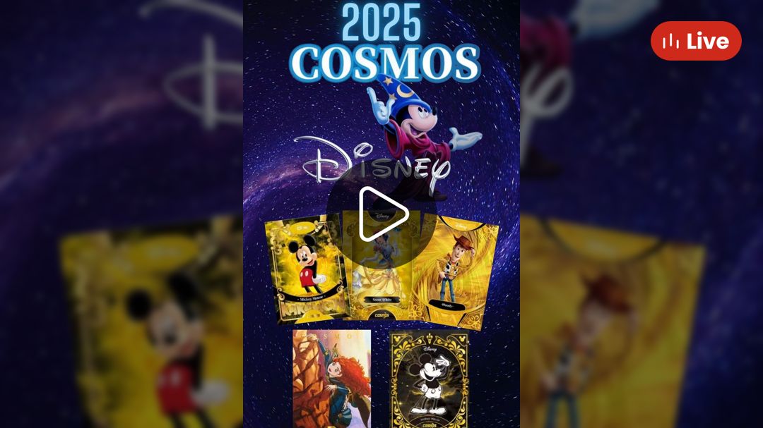 NEW Release 2025 Disney Cosmos · @lebelski_breaks · Whatnot: Shop, Sell ...