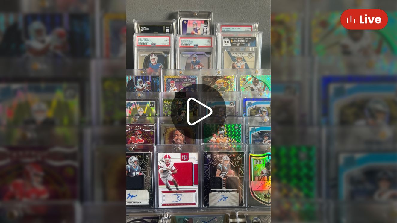 @jlow_cards's Livestream on Whatnot