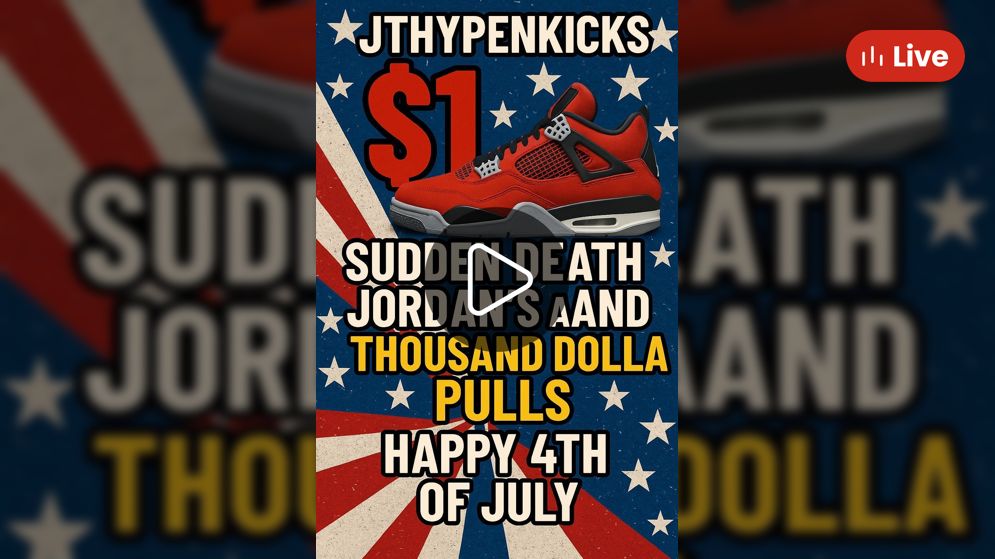 jthypenkicks is live · Sneakers · Jordan · Whatnot: Shop, Sell, Connect