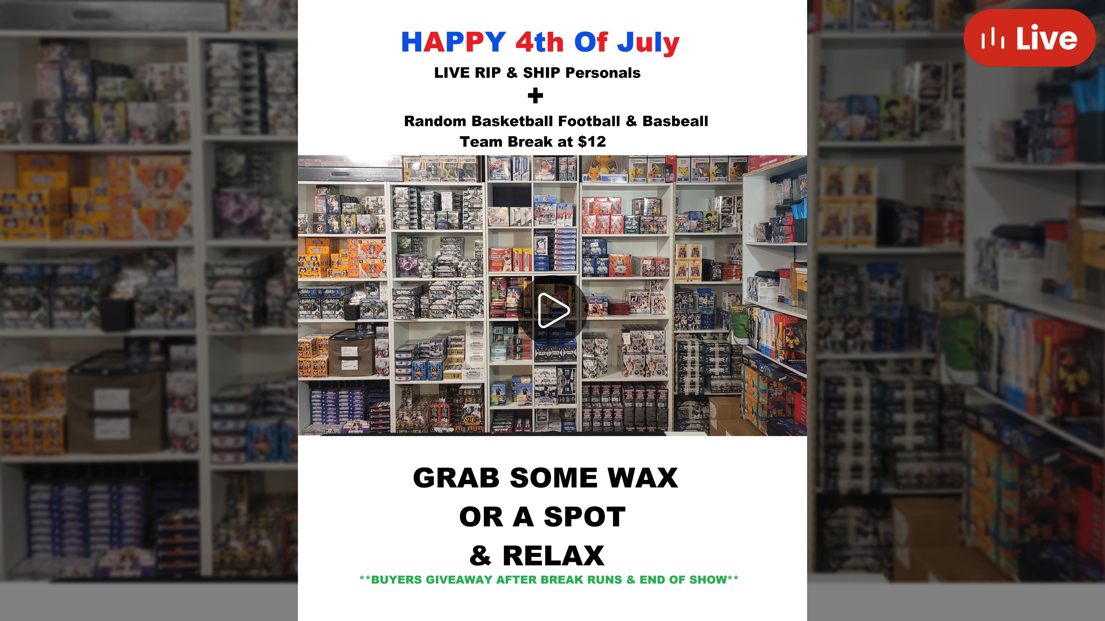 kjs_live_hub_bst is live · Basketball Breaks · Breaks, Panini · Whatnot ...