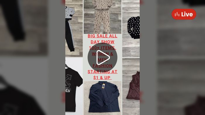 Whatnot - “Big sale” All Day Women & Men Fashion Starting at $1 & Up ... Whatnot - “Big sale” All Day Women & Men Fashion Starting at $1 & Up ...
