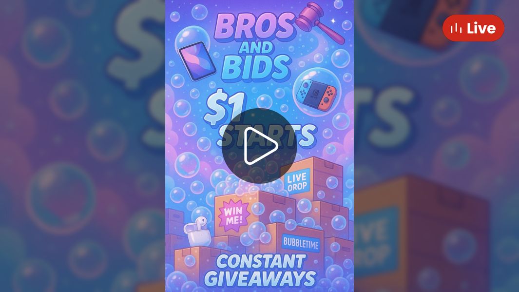 💥 BROS & BIDS LIVE 🫧 | $1 AUCTIONS, GIVEAWAYS & CHAOS! ☠️ ...