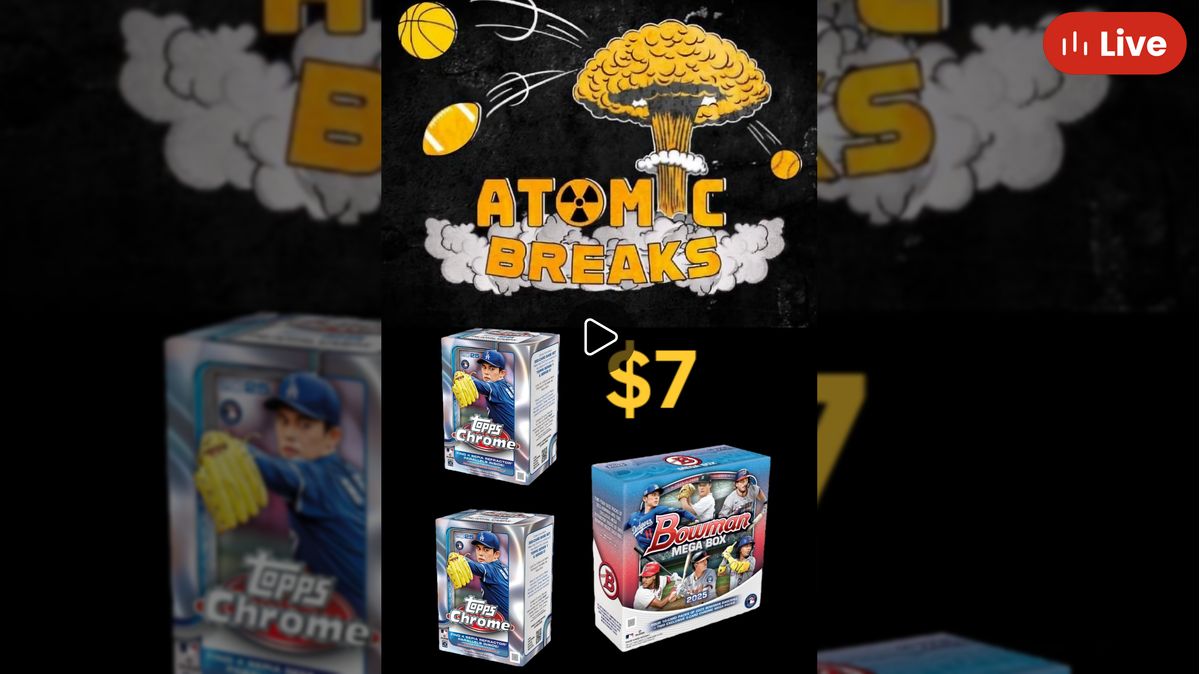 Topps Chrome 3 Box Random Team Break · @atomic_breaks · Whatnot: Shop, Sell, Connect