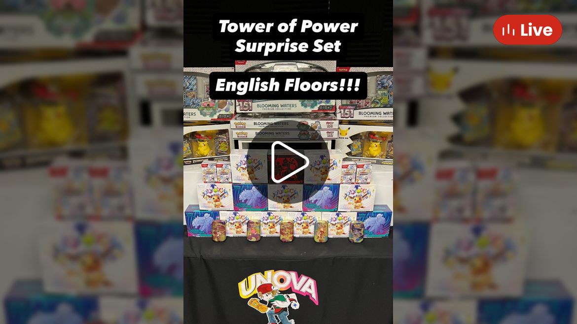 TOWER OF POWER SURPRISE SET W/MICHAELNEEDSWATER · @unova_tcg · Whatnot ...