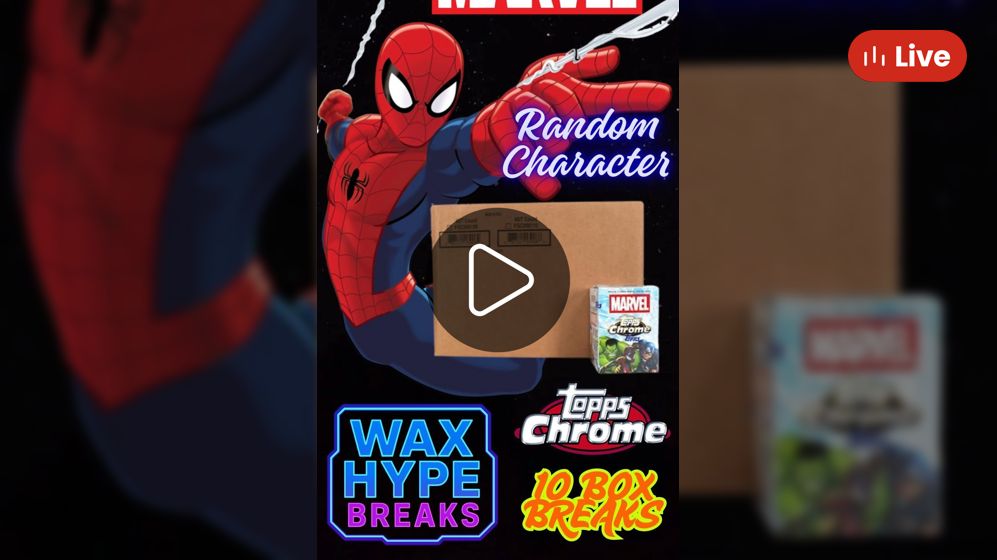 MARVEL BLASTERS GALORE ALL DAY!! · @wax_hype_breaks · Whatnot: Shop ...