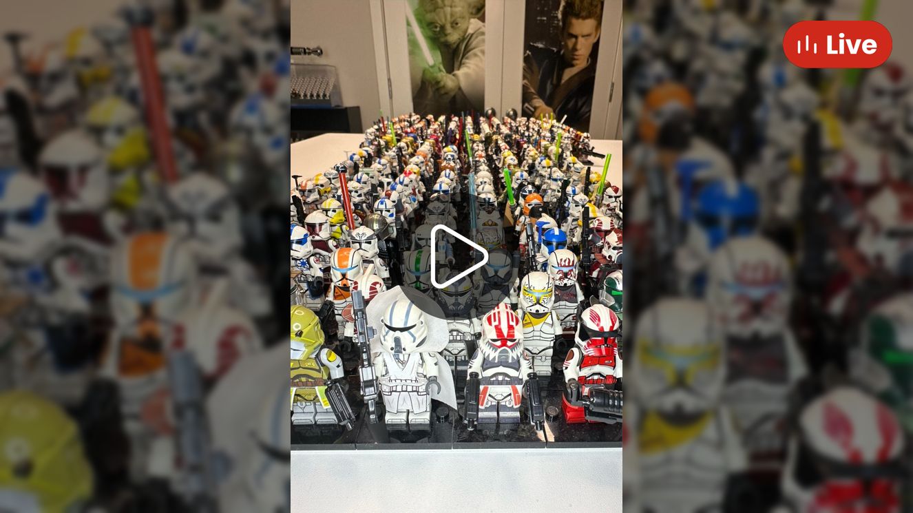 mattysminifigures is live · LEGO · $1 Starts, Star Wars, Minifigures ...