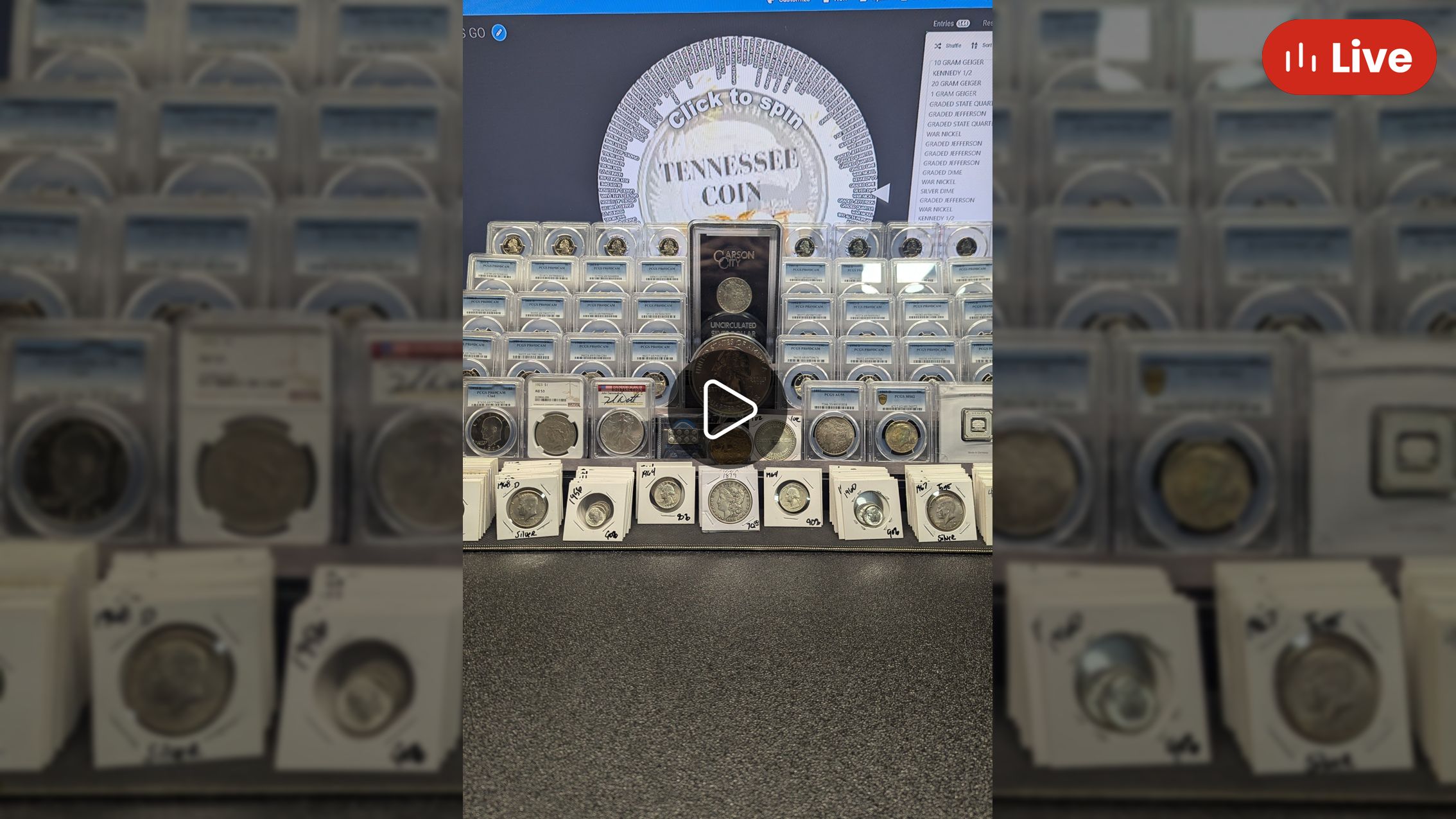 @tennessee_coin's Livestream on Whatnot · Whatnot: Shop, Sell, Connect