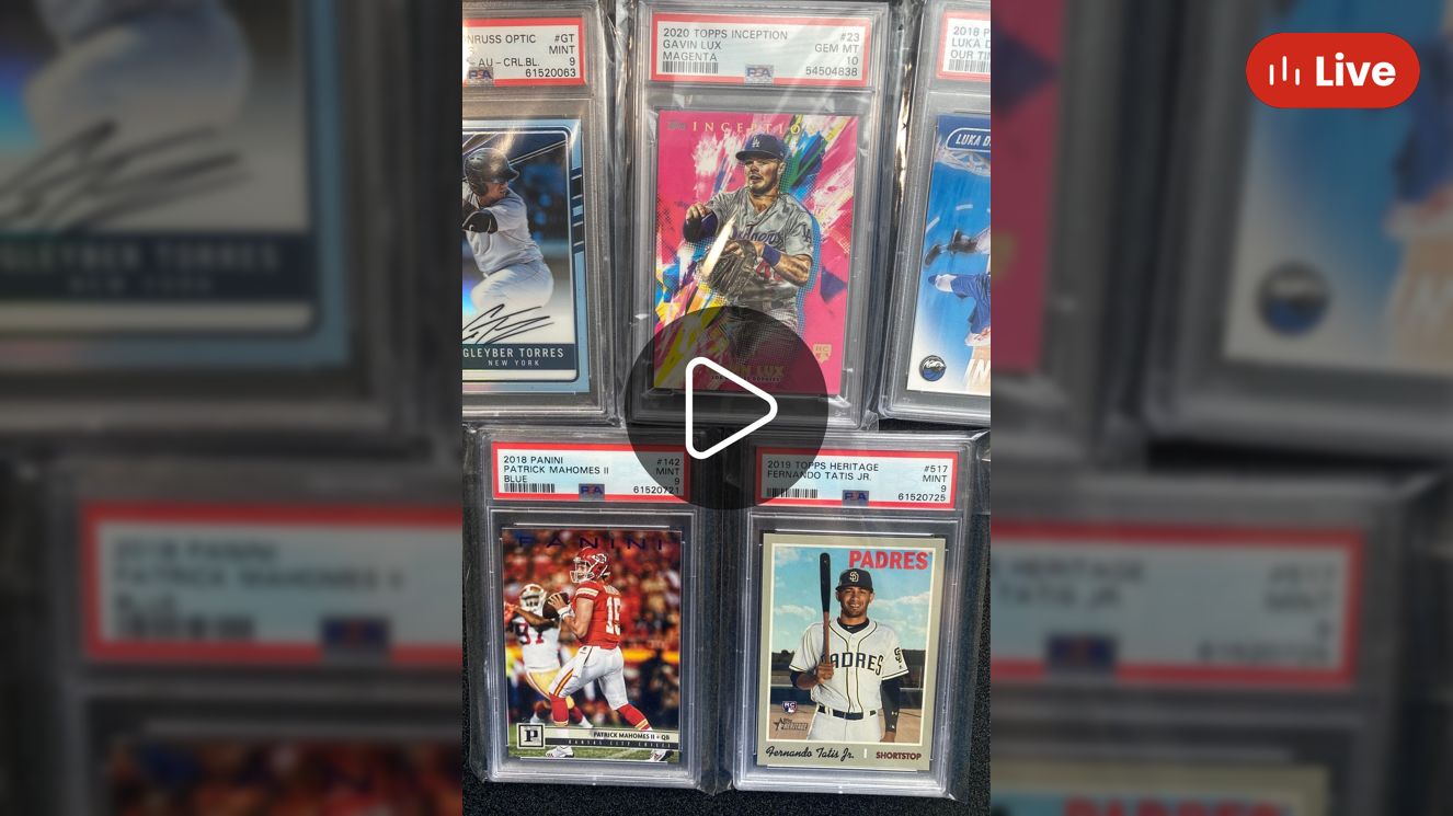Whatnot - 🔥First Sports Stream! All Slabs and Graded Cards! Livestream ...