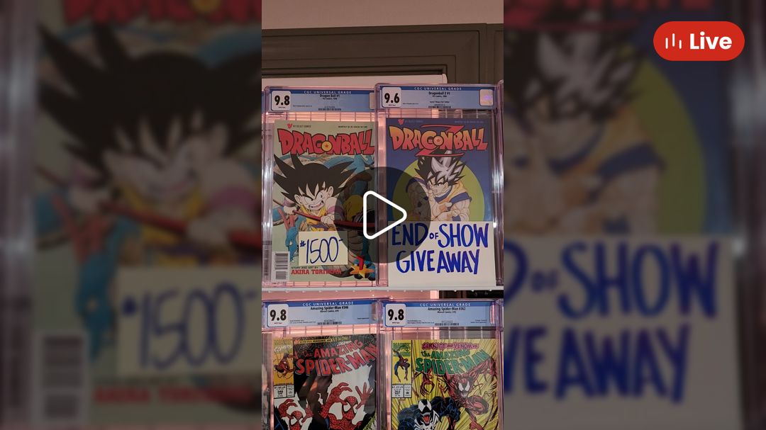 Whatnot - MYSTERY SLAB SHOW! $1500 CEILING/$75 FLOOR...DBZ #1 END OF ...