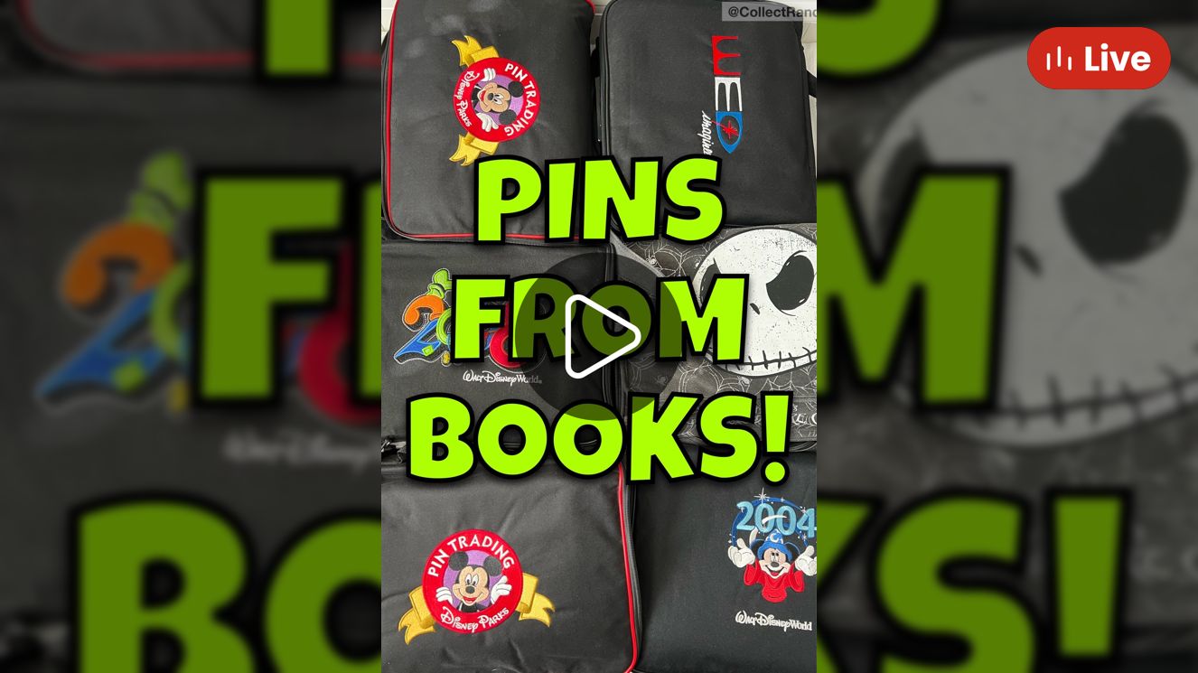 Whatnot - Lunchtime w/ CR! Pins from books! Livestream by collectrandom ...