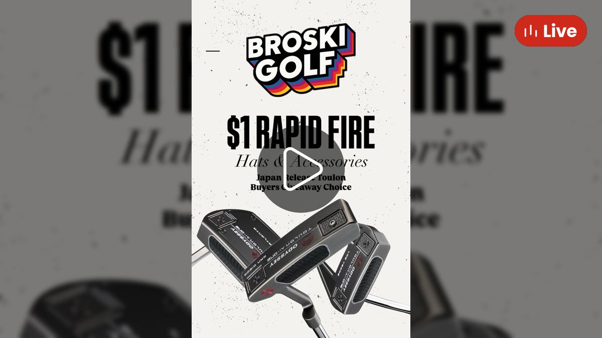 broski_golf is live · Golf · $1 Starts · Whatnot: Shop, Sell, Connect