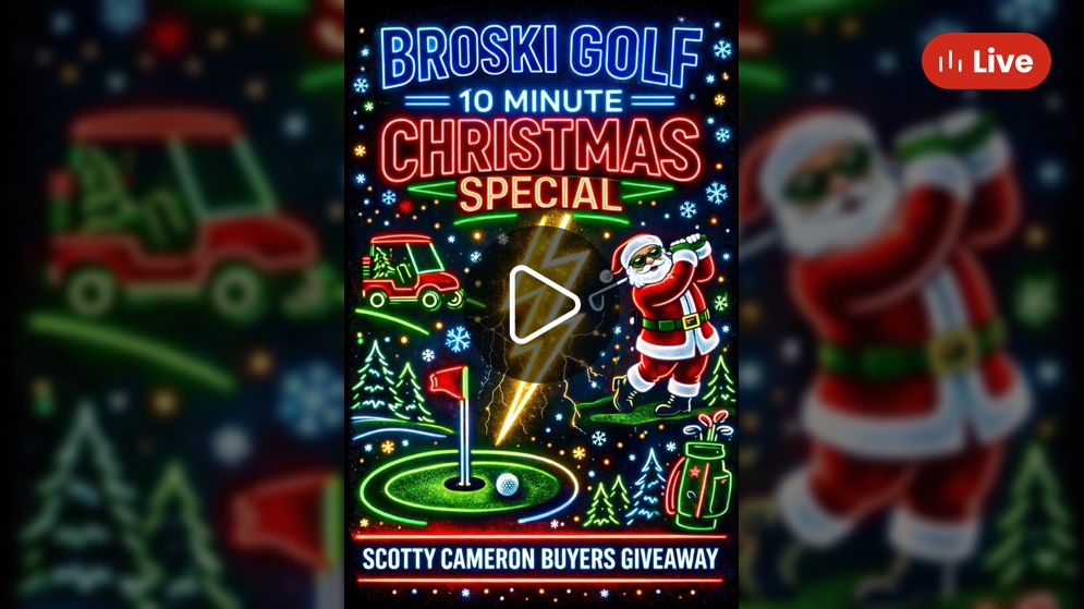 broski_golf is live · Golf · $1 Starts · Whatnot: Shop, Sell, Connect