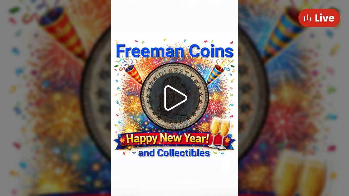 freeman_coins is live · Coins & Bullion · $1 Starts, US Coins, Slabs ...