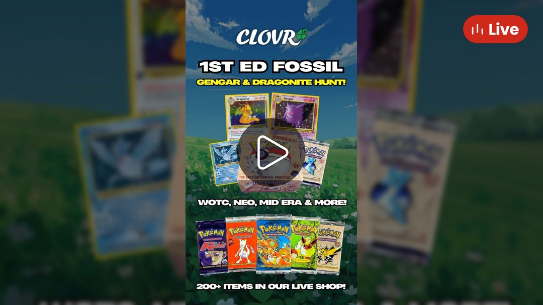 clovrcards is live · Pokémon Cards · Vintage, Graded Cards, Pokémon ...