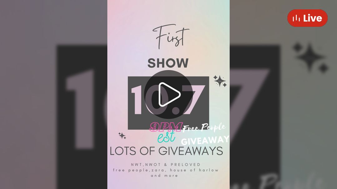 Whatnot - First SHOW!Amazing GIVEAWAYS ! FREE PEOPLE, REISS, ZARA AND ...
