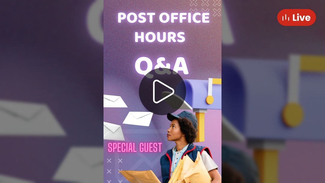 Whatnot - Postal Office Hours Q&A 🔥Plus Giveaway Livestream by momsandcrumbs #women's_contemporary