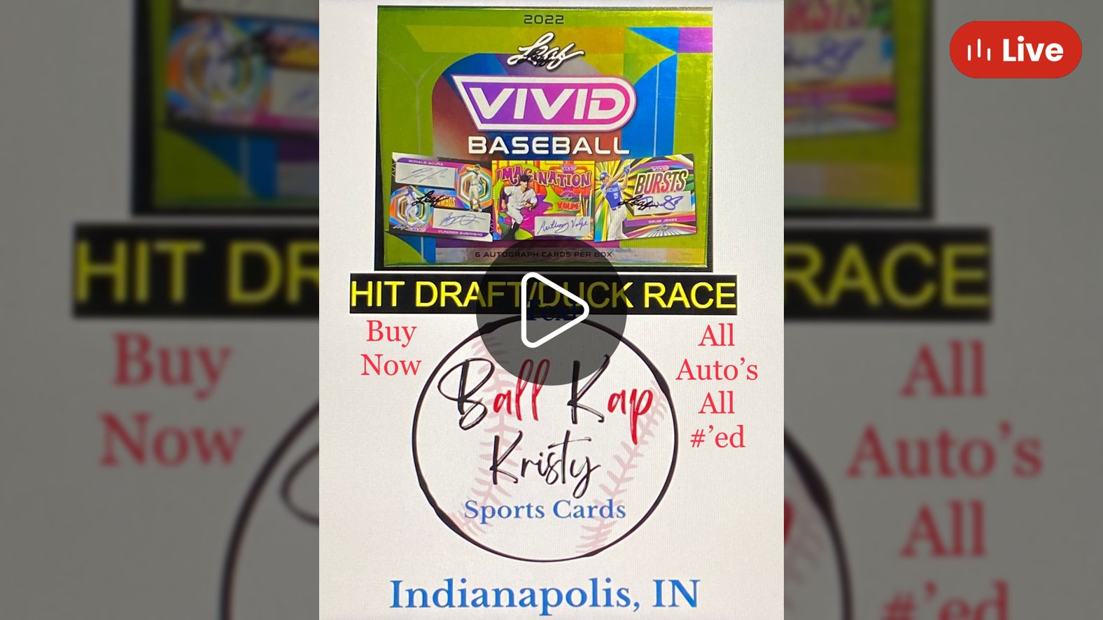 Whatnot - 2022 ViVid Baseball Hit Draft All Autos: All Numbered Break ...