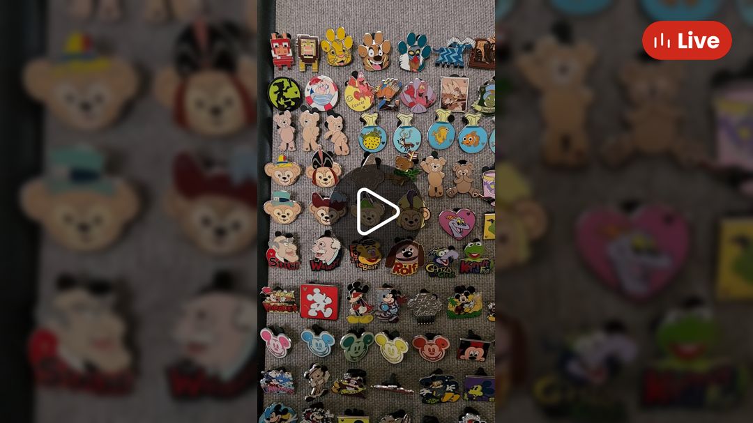 Whatnot - Early 2000's Disney Pins $1 Starts Livestream by ppapicker # ...
