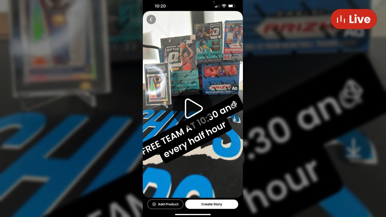 Whatnot - MASSIVE NBA BREAK---FREE TEAM AT 10:30 Livestream by chip ...