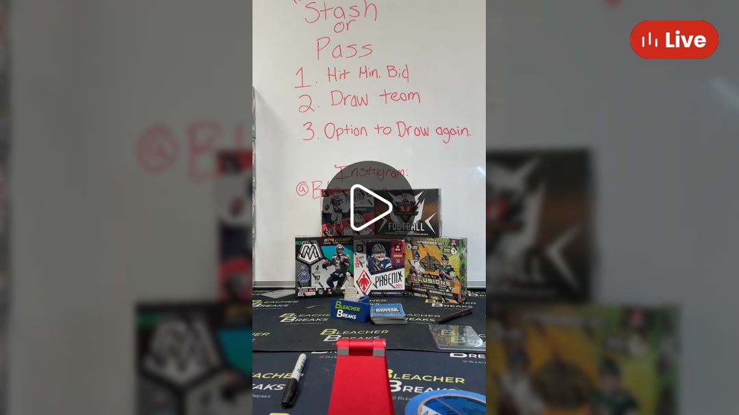 Whatnot - STASH OR PASS NFL BREAKS W/BLEACHERDYL 💥🚀🌕 Livestream by ...