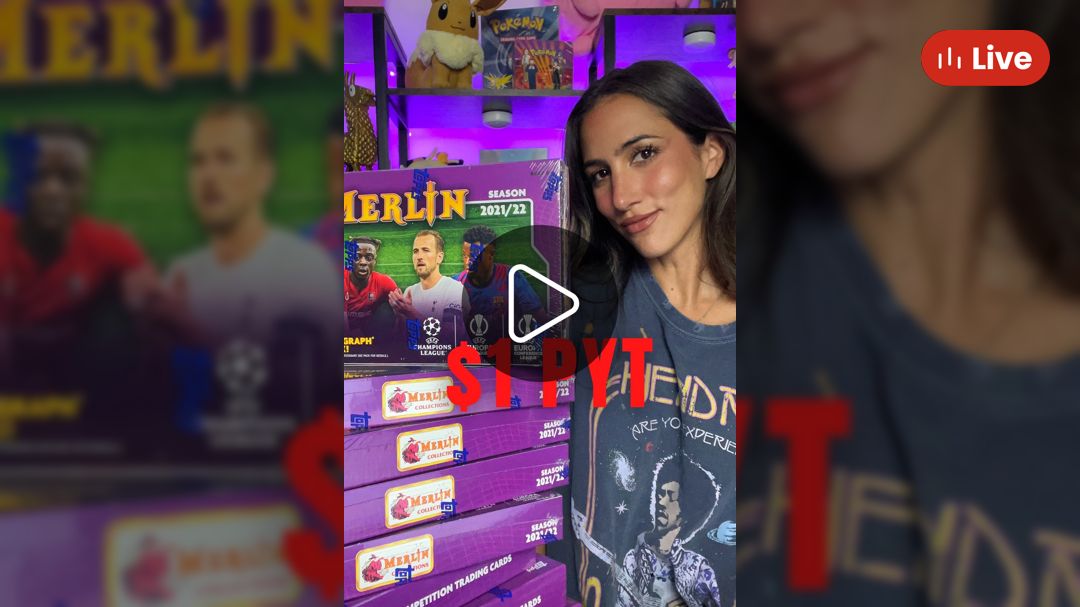 Whatnot - $1 PYT Merlin case break! You know the drill Livestream by ...