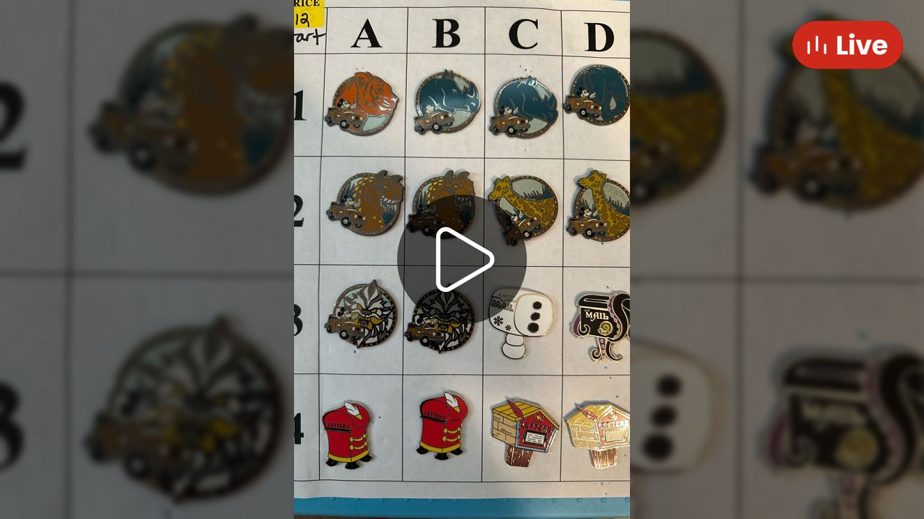 Whatnot - 25th anniversary animal kingdom & waffle pins Livestream by ...