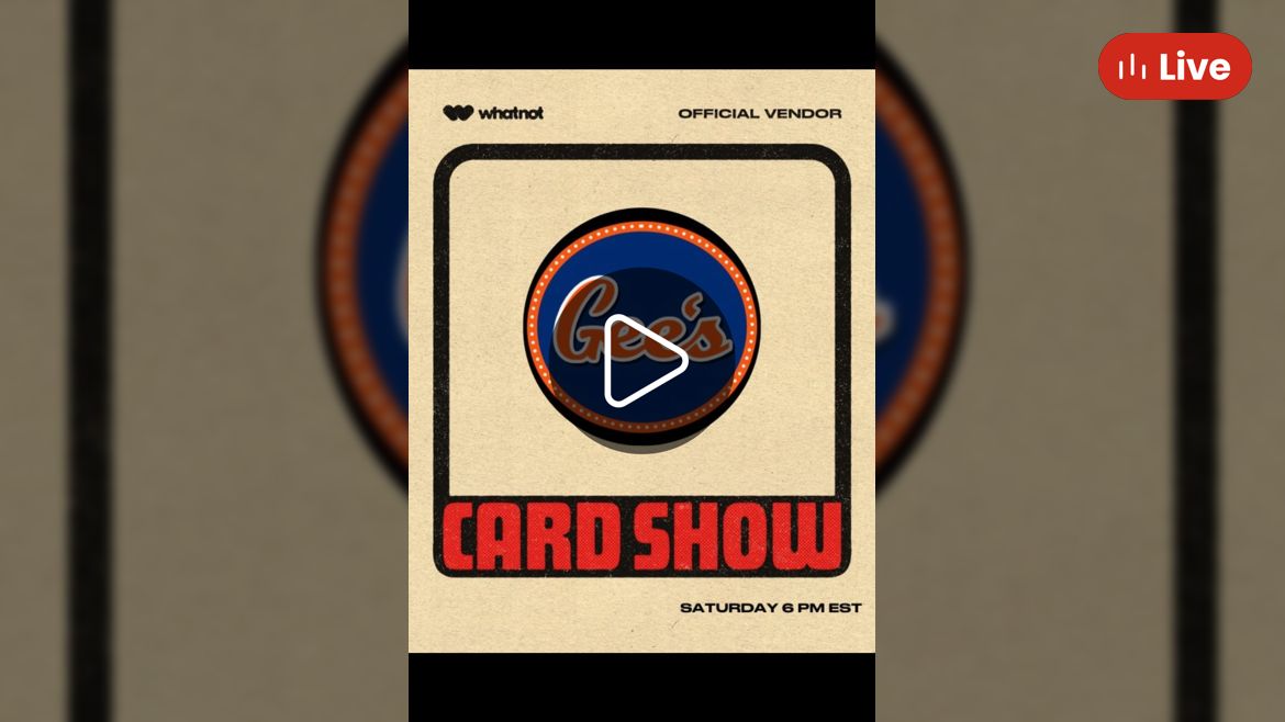 Whatnot - WHATNOT CARD SHOW!!! BASEBALL SLABS & SINGLES Livestream by ...