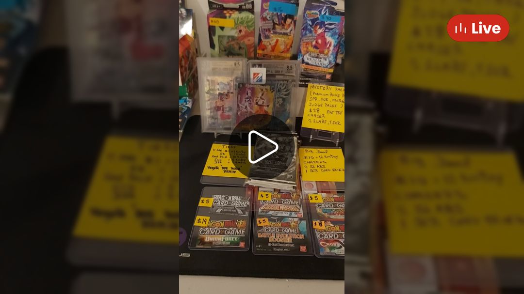 Whatnot - 28/8 Dbz MYSTERY PACK GIVEAWAY SLABS Livestream by ... Whatnot - 28/8 Dbz MYSTERY PACK GIVEAWAY SLABS Livestream by ...