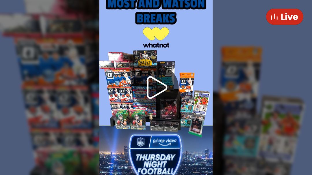 Whatnot - TNF PRIME BREAKS! Panini, Showtime, origins, select, black and TNF RECAP Livestream by ...