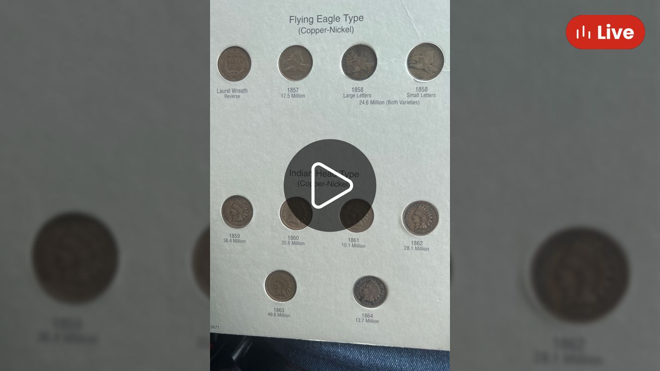 Whatnot - AWESOME POPUP INDIAN HEAD COLLECTION Livestream by ...