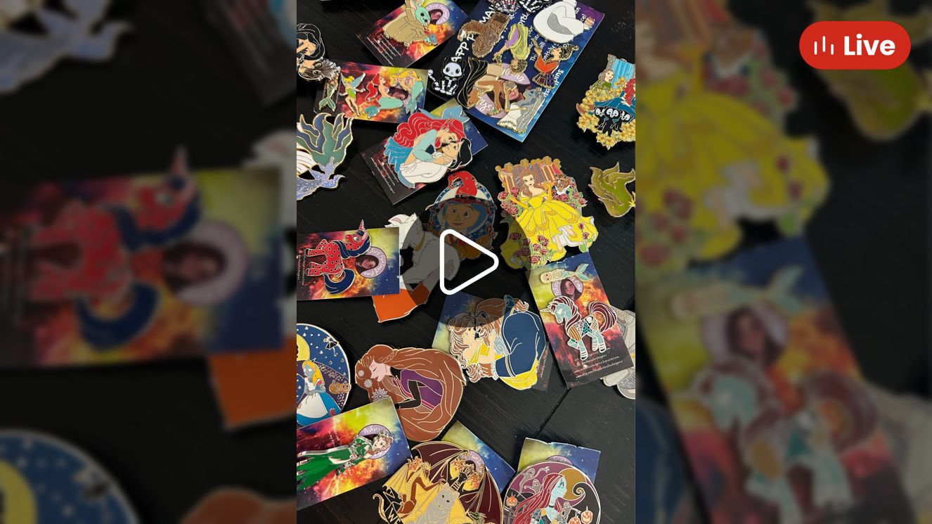 Whatnot - Fantasy Pins!!!🤩 Livestream by pinsworthmeltingfor #disney_pins