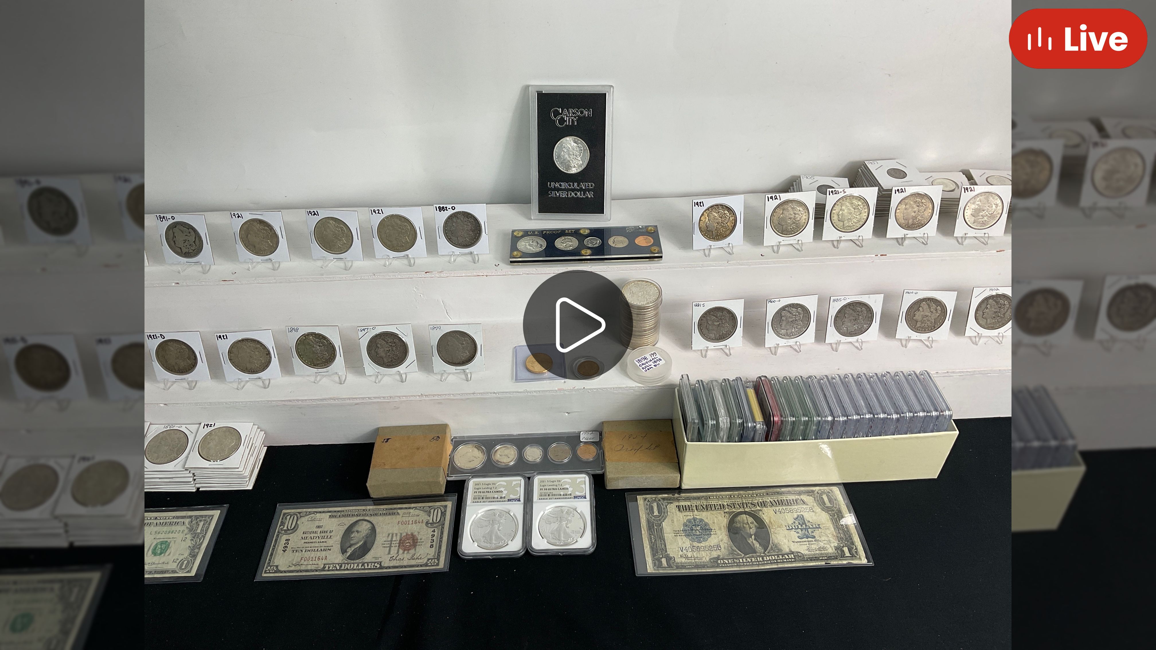Whatnot - Coin & Paper Money Show!!! Morgan’s & Peace Dollar, American ...