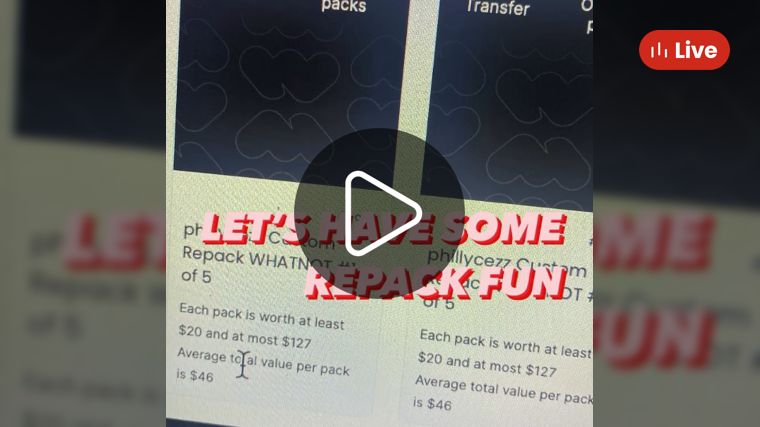 Whatnot - Repack FUN and Giveaways Livestream by phillycezz #nfts