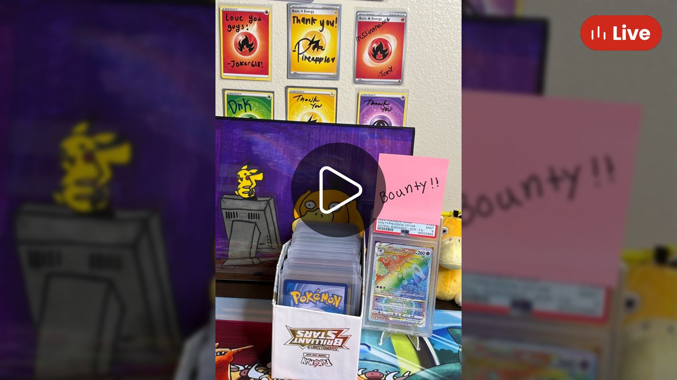 Whatnot - PULL BOX GAME WITH RAINBOW 🌈 SLAB BOUNTY Livestream by poke ...