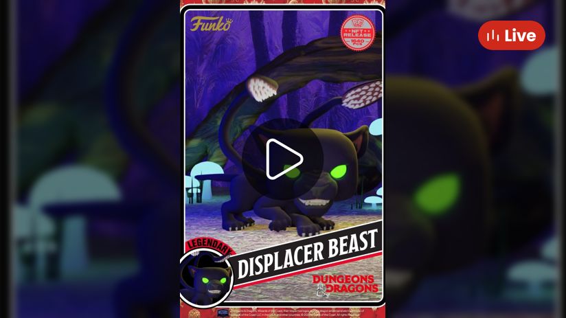 Whatnot - Chance at a legendary Displacer beast! NFT SHOW! Livestream ...