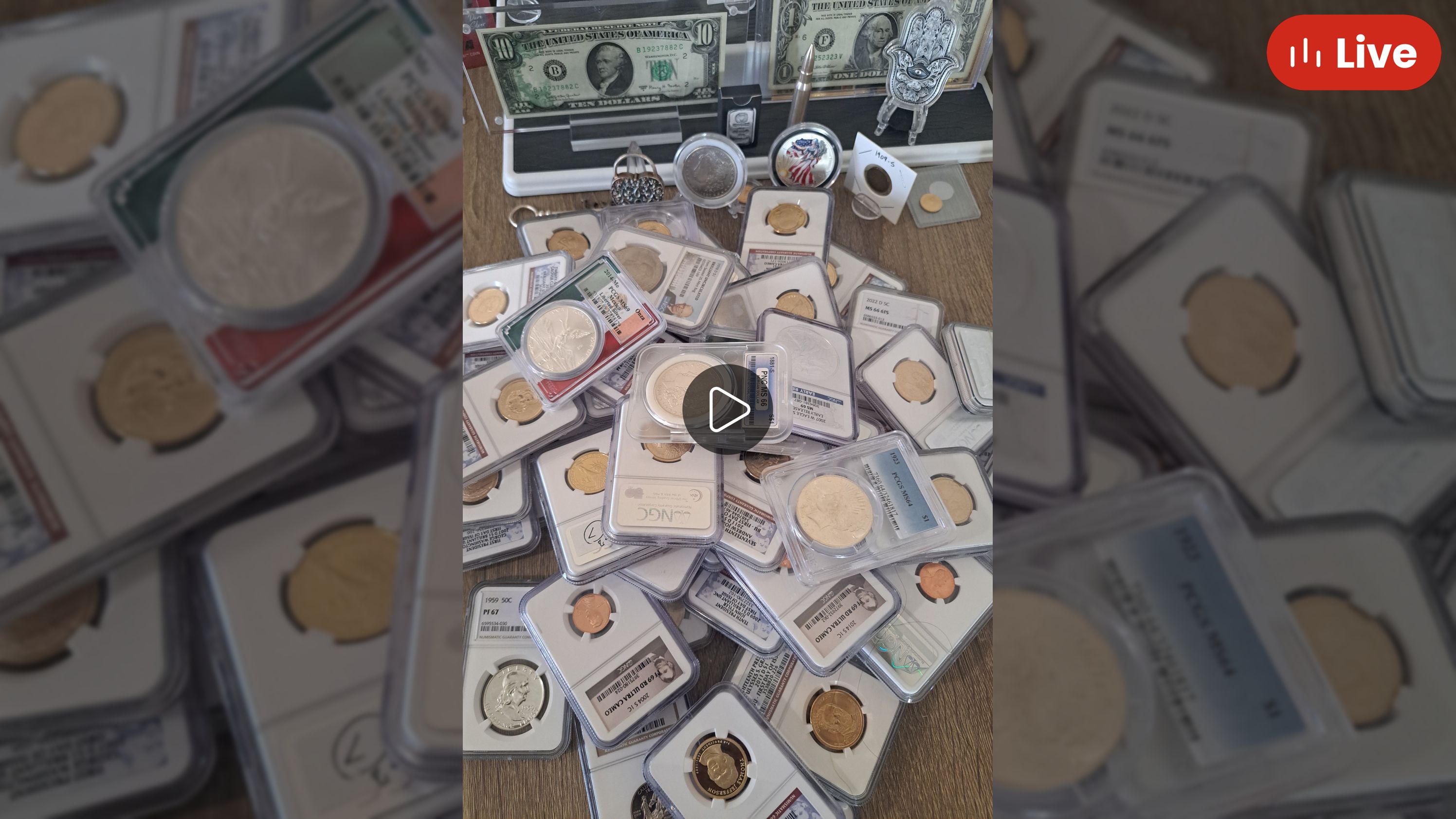 Whatnot - 60 SLABS 6 CHASERS NGC AND PCGS ONLY! Livestream by jrscoins ...